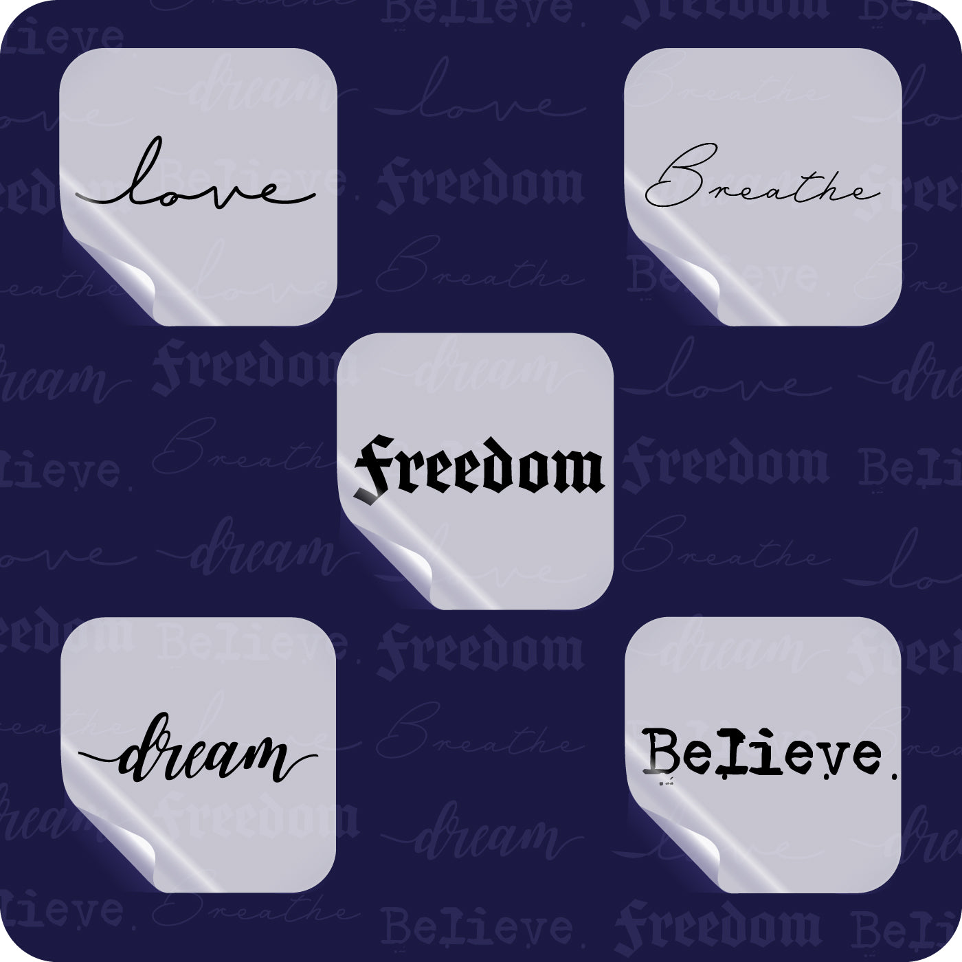 Radiant Words Series Limited Edition 5 pack